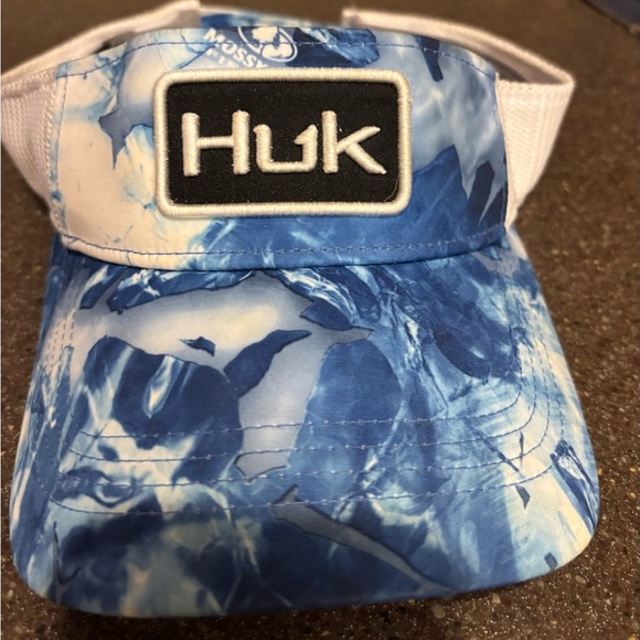 Huk | Accessories | Huk Fishing Blue Visor Smaller Size Little Staining ...